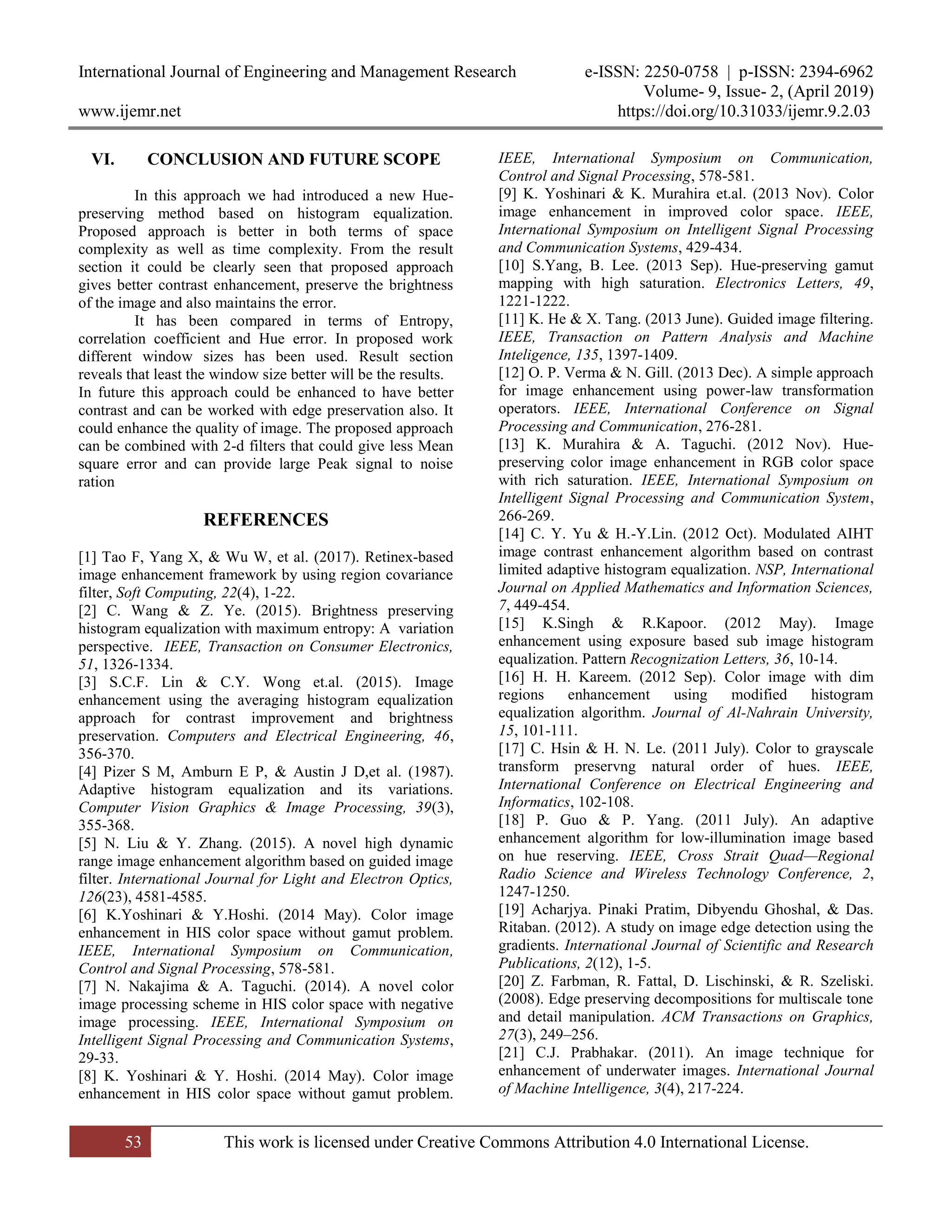 Image Enhancement using Guided Filter for under Exposed Images | PDF