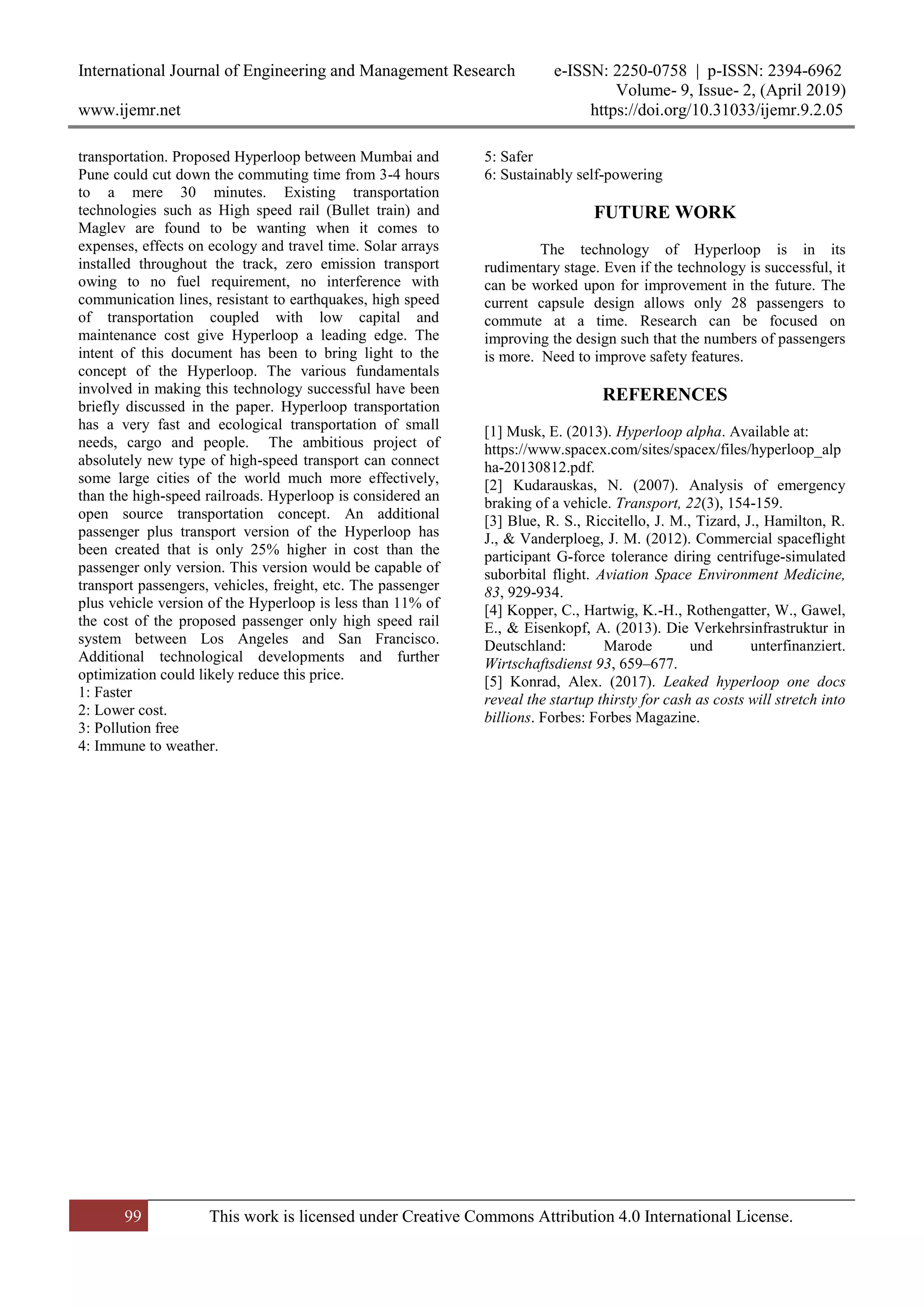 Hyperlop Transportation System | PDF