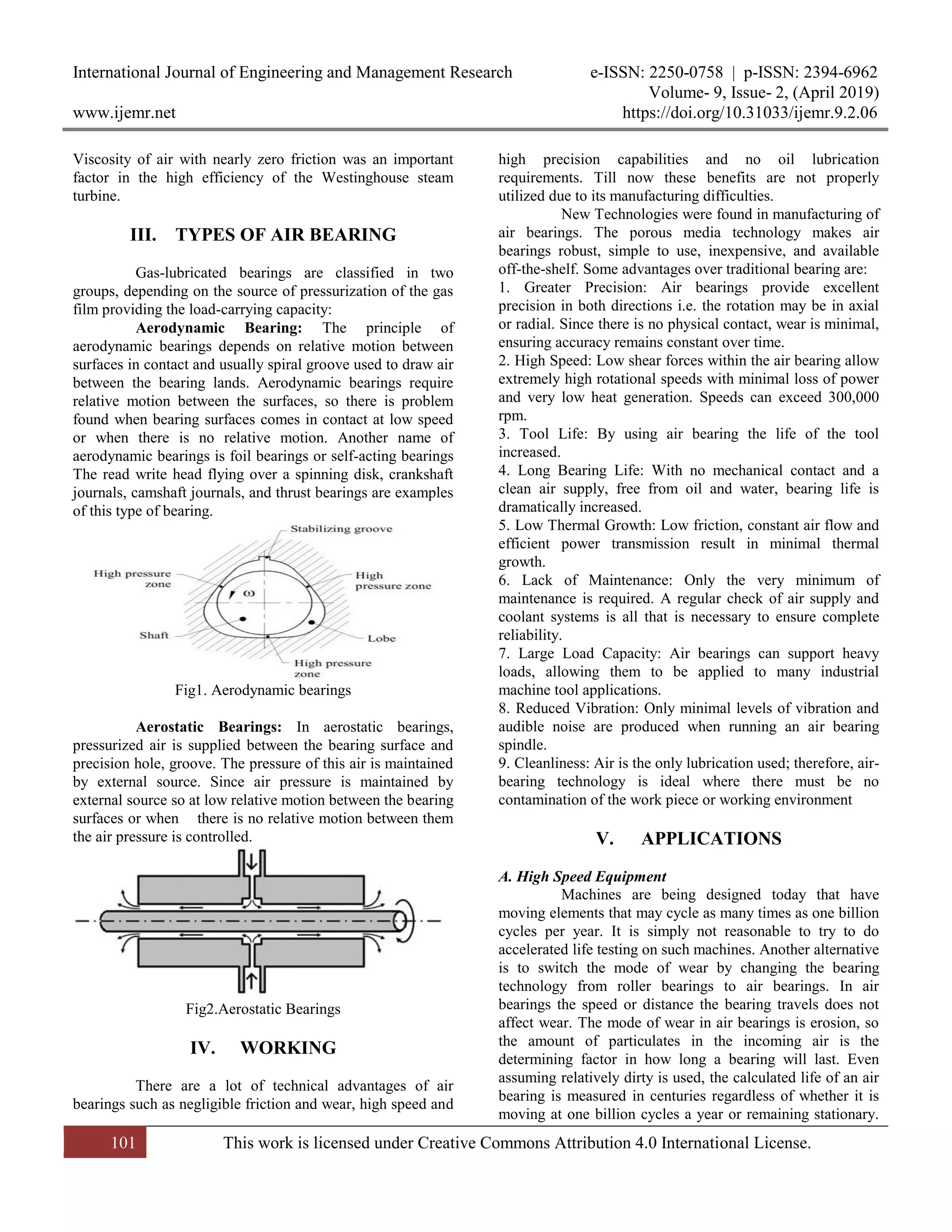 Air Bearing and its Stability | PDF
