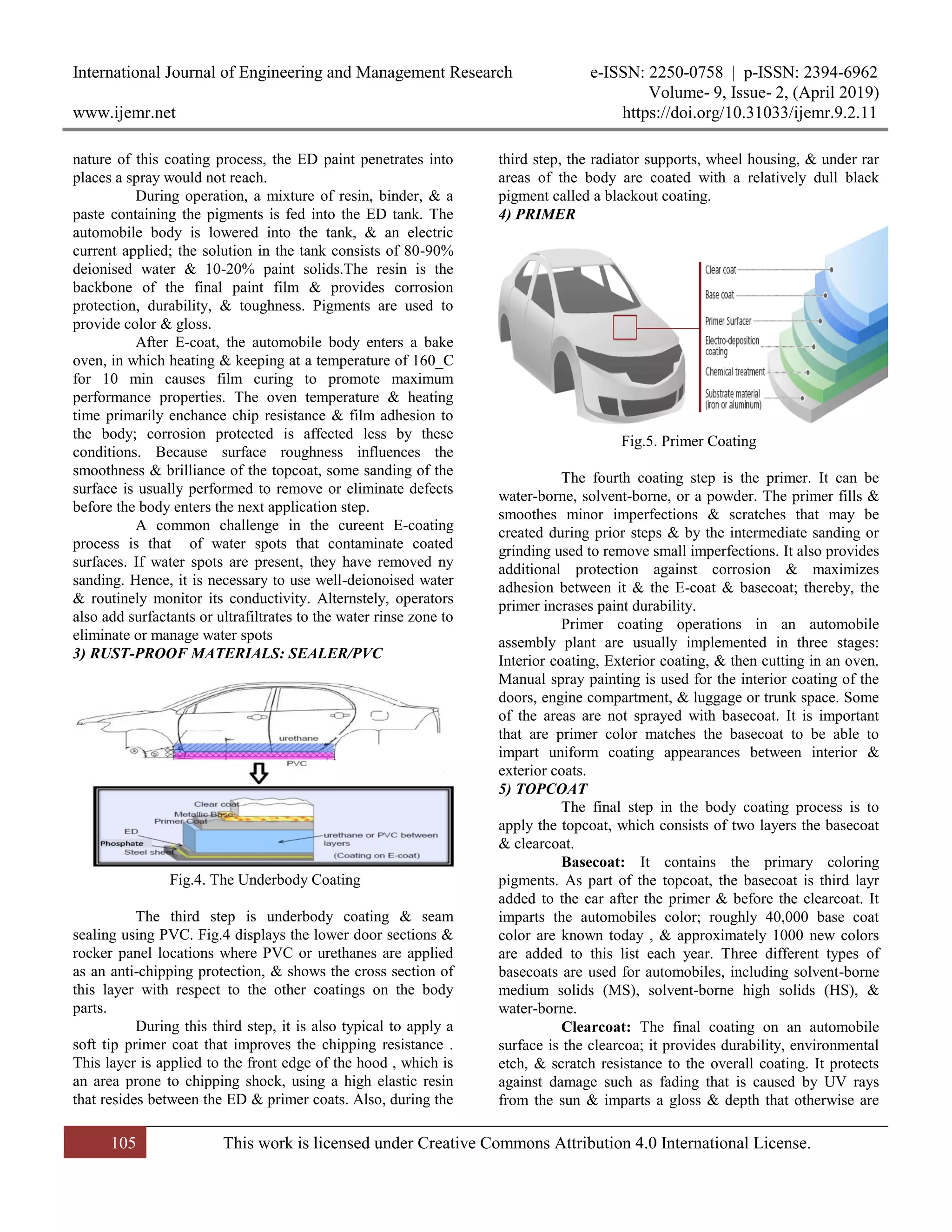 Review on Automotive Body Coating Process | PDF