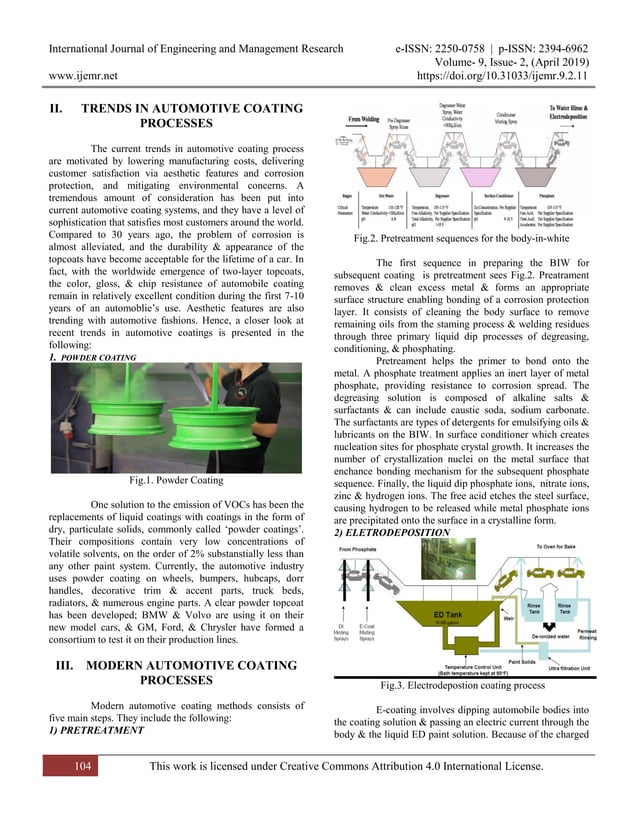 Review on Automotive Body Coating Process | PDF | Chemistry | Science