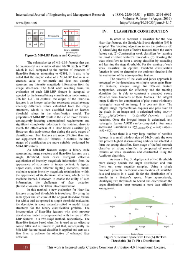Enhanced Face Detection Based On Haar Like And Mb Lbp Features Pdf