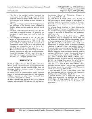 Effect of Wind Load on Structural Performance of Dimensionally Regular ...