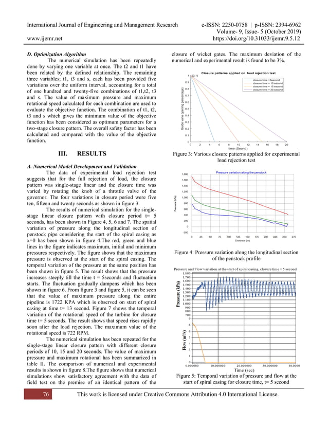 Optimization of Closure Law of Guide Vanes for an Operational Hydropower Plant of Nepal | PDF