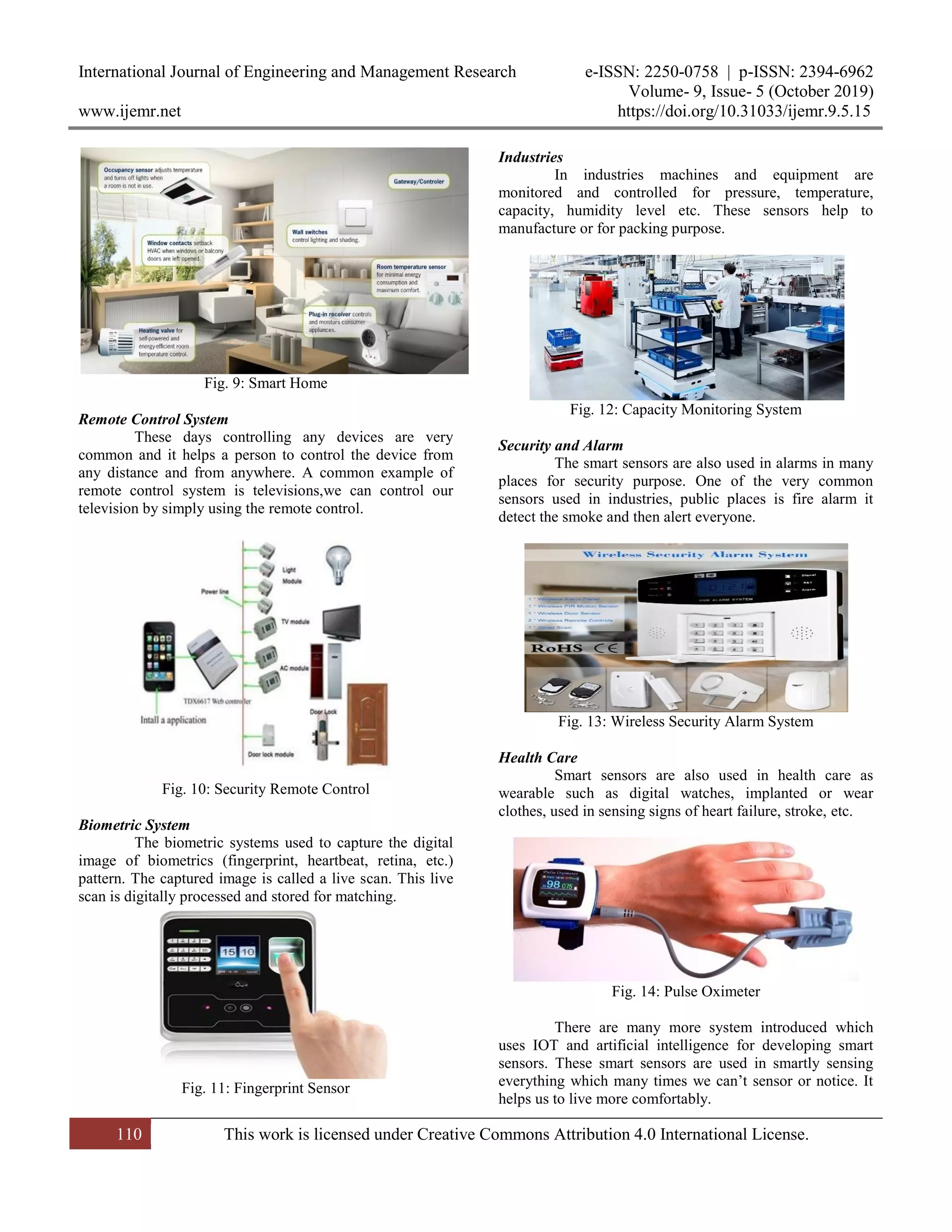 Smart Sensors: Analyzing Efficiency of Smart Sensors in Public Domain | PDF | Internet of Things ...