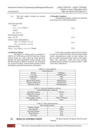 Numerical Simulation of Flow between Two Parallel Co-Rotating Discs | PDF