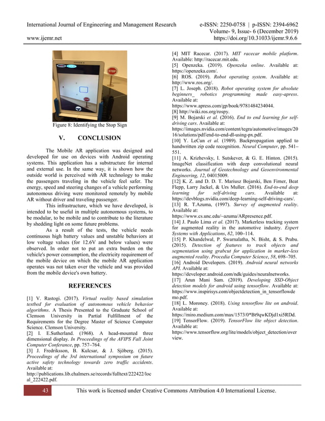 Autonomous Vehicle and Augmented Reality Usage | PDF