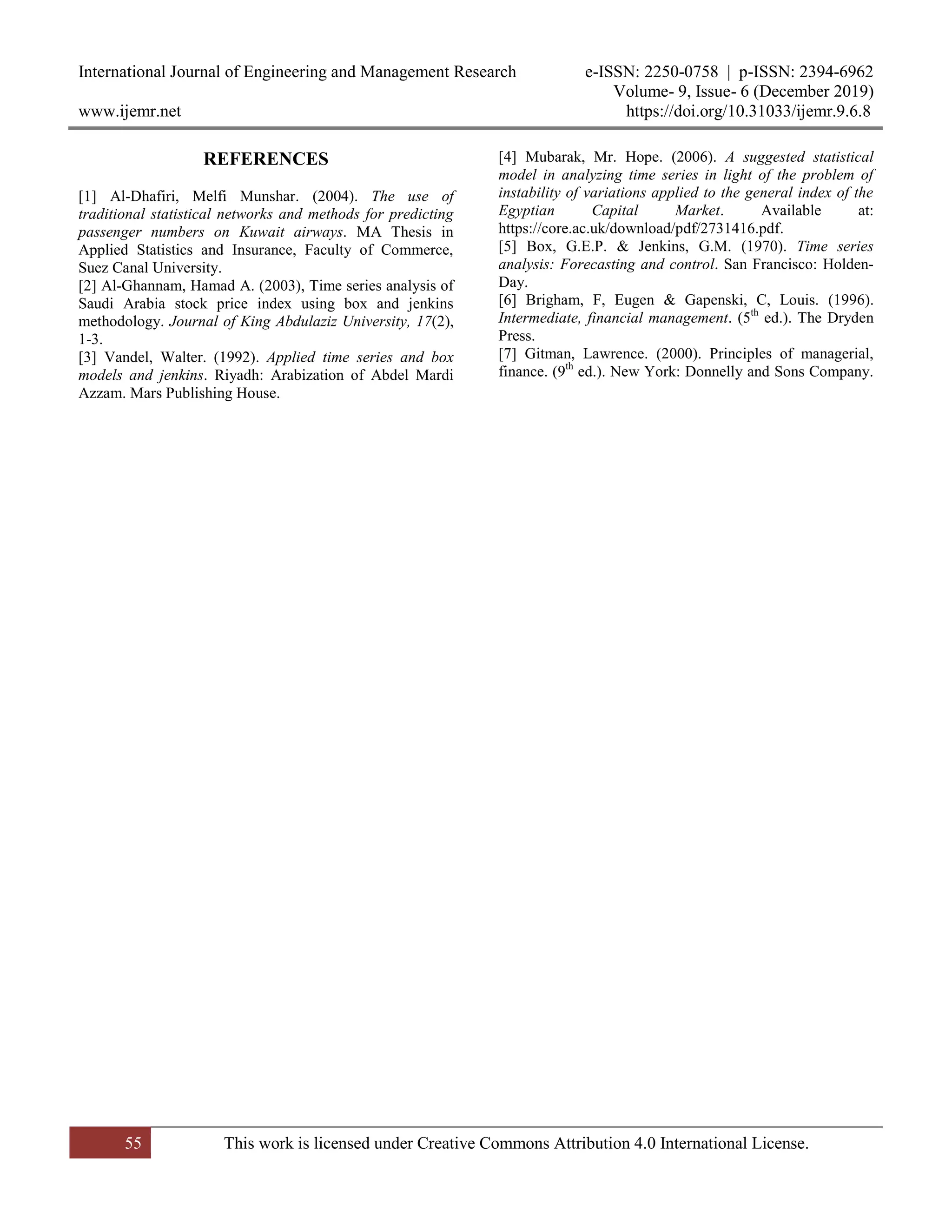 Forecasting the Exchange Rates of the Iraqi Dinar against the US Dollar ...