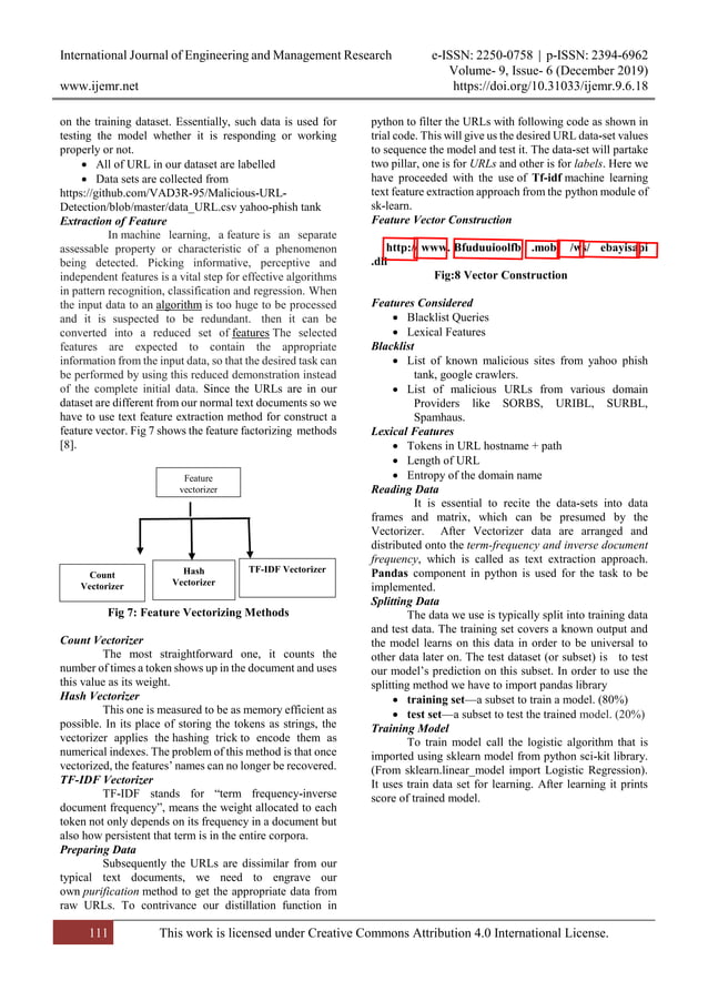 Malicious-URL Detection using Logistic Regression Technique | PDF