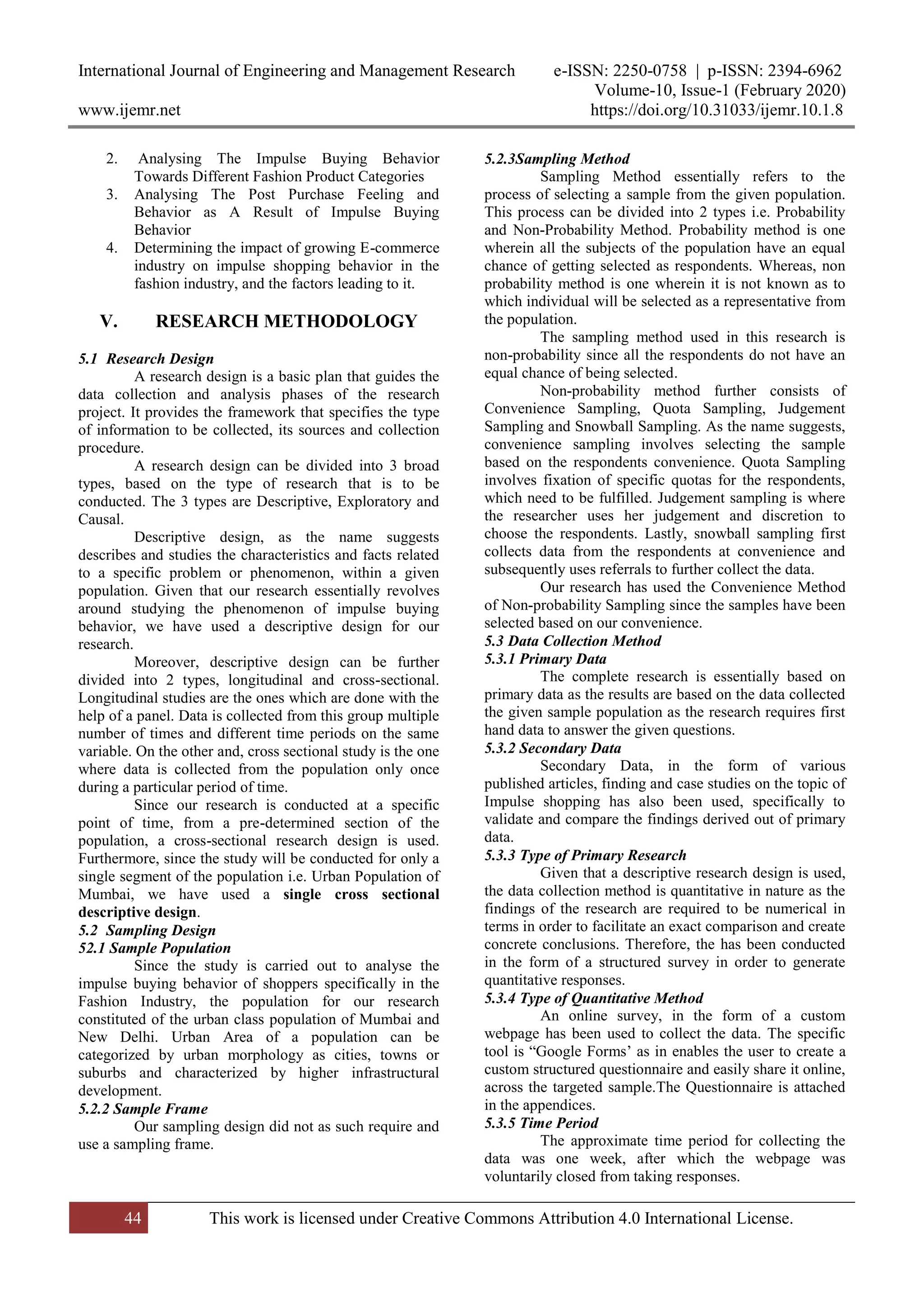 Analysis of Impulsive Buying Behavior in Fashion Industry | PDF