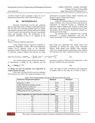 Improved Characterization of Heptane Plus Fraction of Niger Delta Light ...