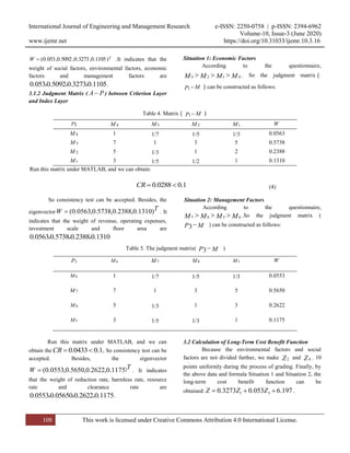 The Evaluation Model of Garbage Classification System Based on AHP | PDF