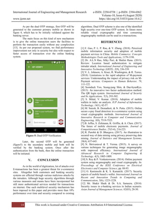 A Review of Information Security from Consumer’s Perspective Especially in Online Transactions ...