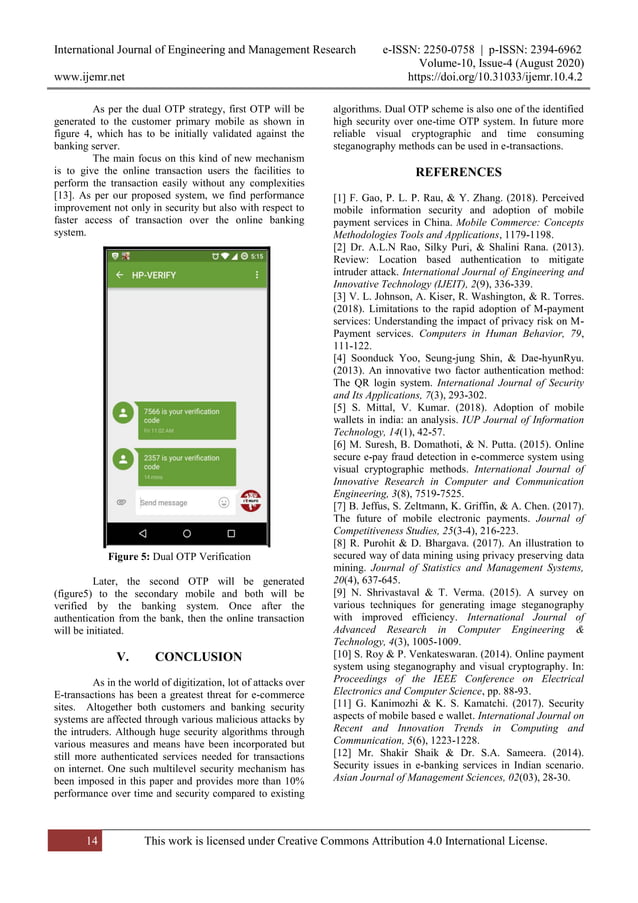 A Review of Information Security from Consumer’s Perspective Especially in Online Transactions ...