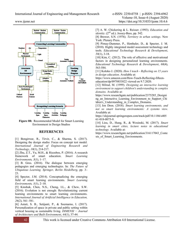 Design Studios: Approach to Achieve Smart Learning Environment (SLE) | PDF