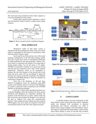 Tuning of Ball and Beam System using Cascade Control | PDF