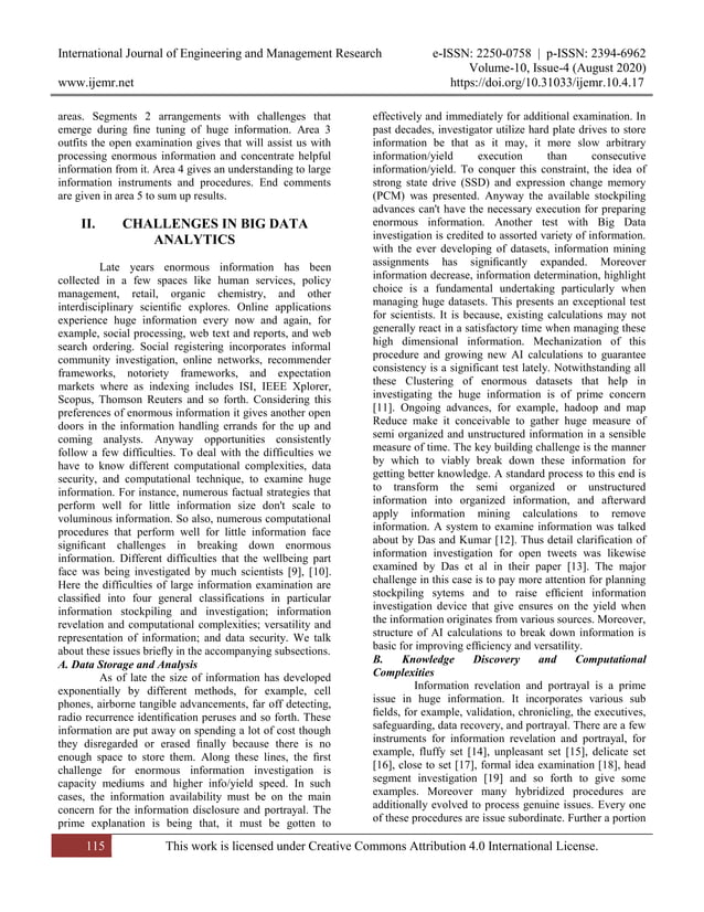 A Survey on Big Data Analytics: Challenges | PDF