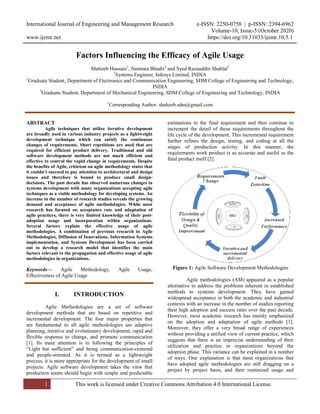 Factors Influencing the Efficacy of Agile Usage | PDF
