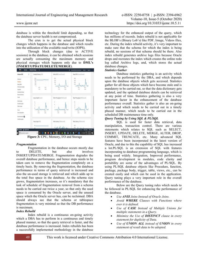 Database Performance Management in Cloud | PDF