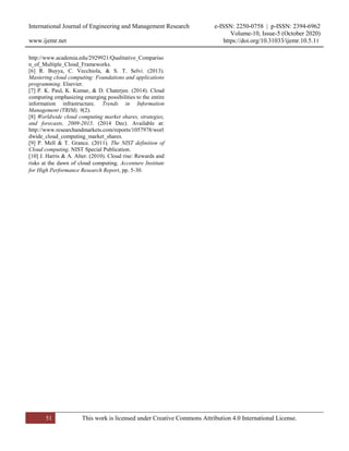 Database Performance Management in Cloud | PDF