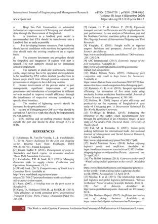 Port Efficiency and Supply Chain: Implication for Bangladesh | PDF | Cruises | Travel Type