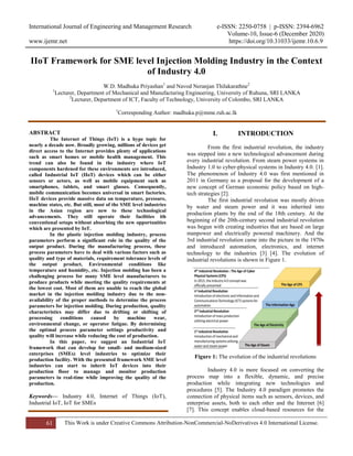 IIoT Framework for SME level Injection Molding Industry in the Context ...
