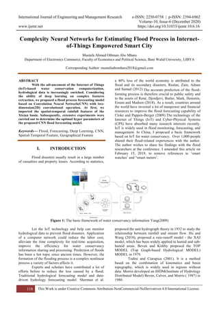 Complexity Neural Networks for Estimating Flood Process in Internet-of-Things Empowered Smart ...