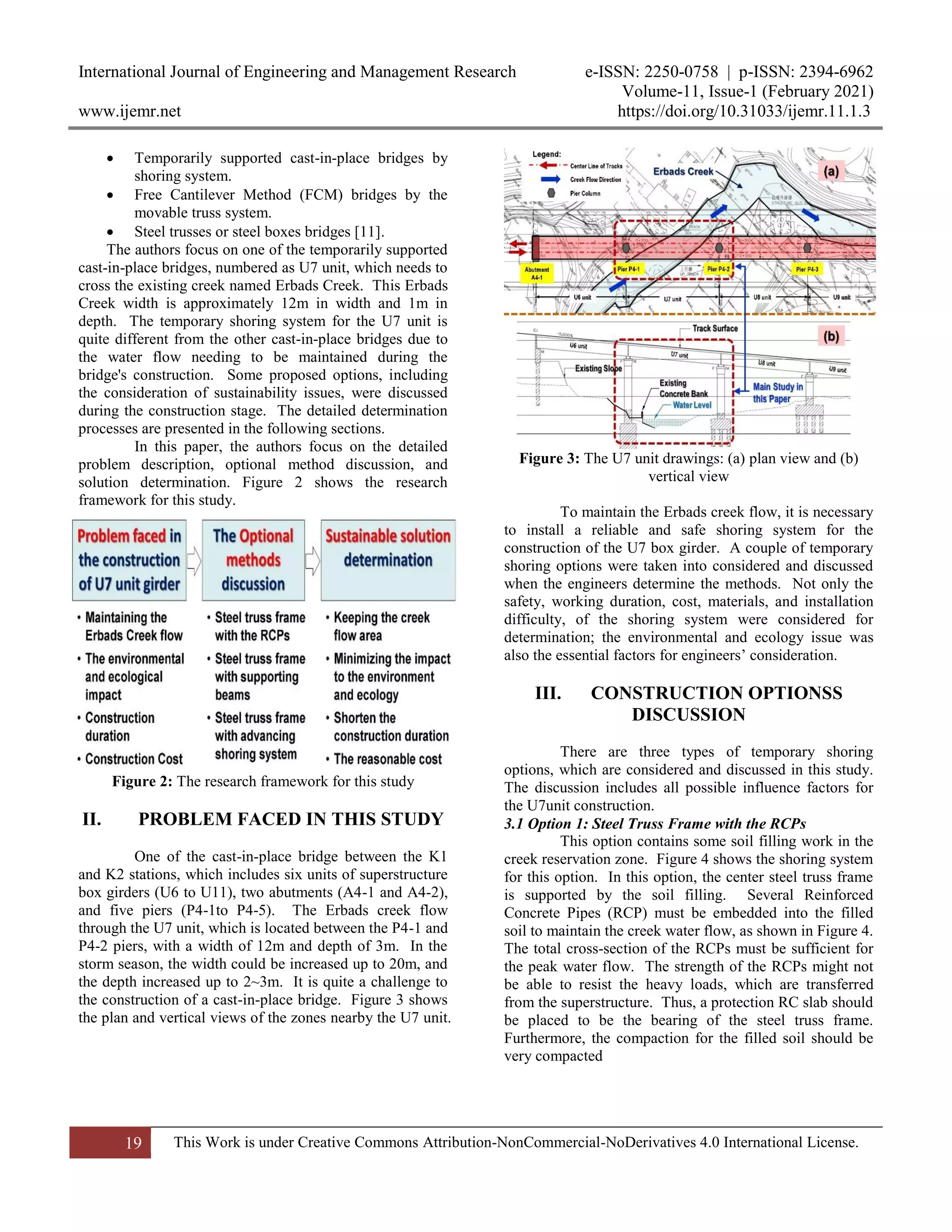 Sustainable Solution for Shoring Method of Cross-Creek Bridge in Ankeng ...