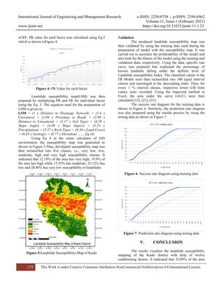Landslide Susceptibility Assessment Using Modified Frequency Ratio ...