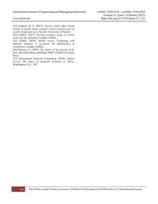 Factors Impeding Mobile Money Expansion in Zambia | PDF