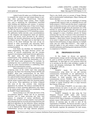 Real-Time WebRTC based Mobile Surveillance System | PDF