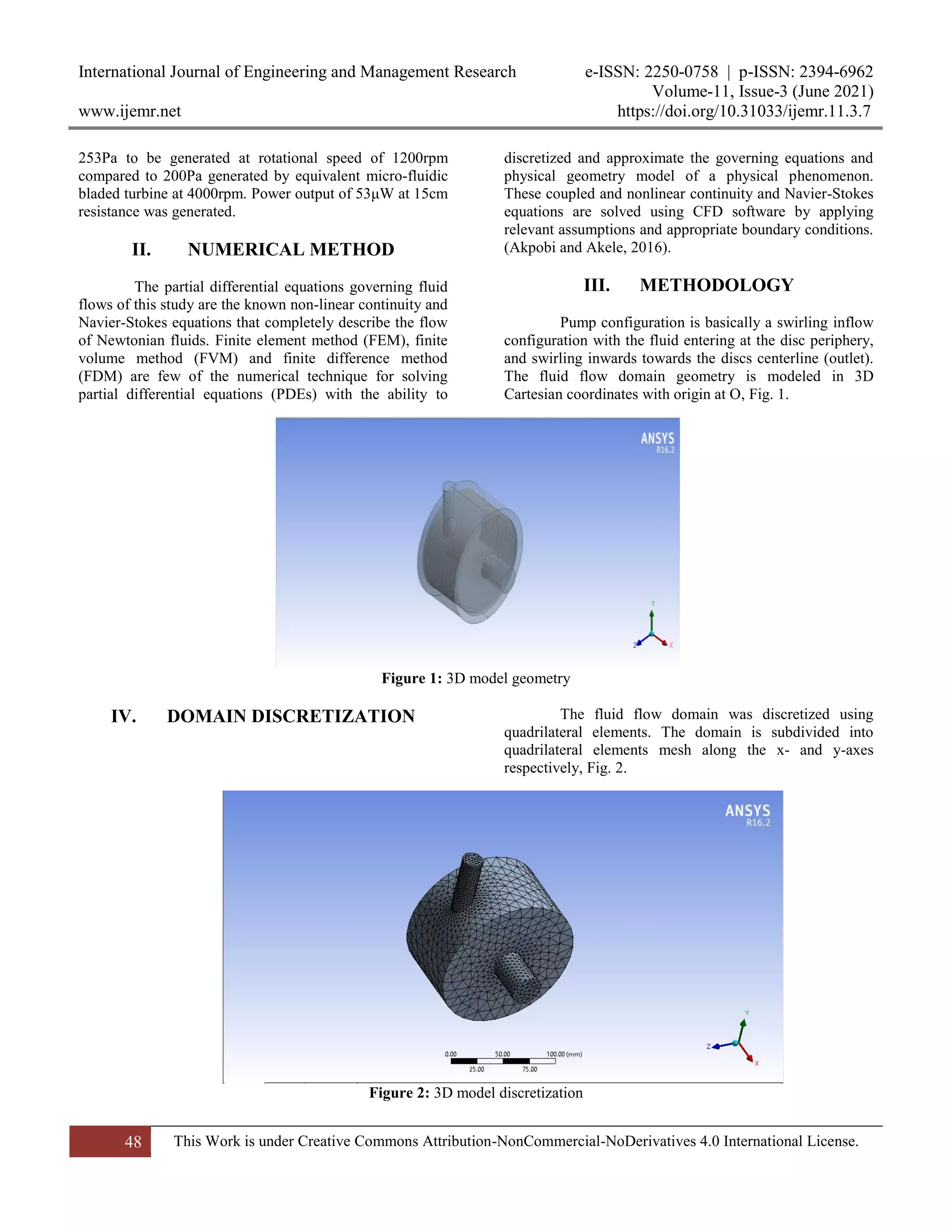 Design and CFD Simulation of Tesla Pump | PDF