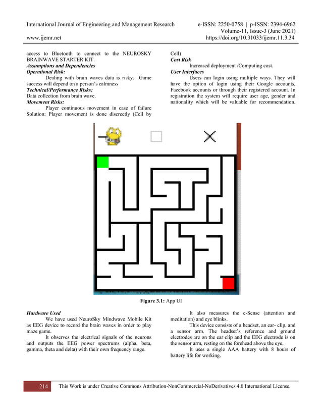 Applying Brain Computer Interface Technology For Playing Games Pdf Operating Systems