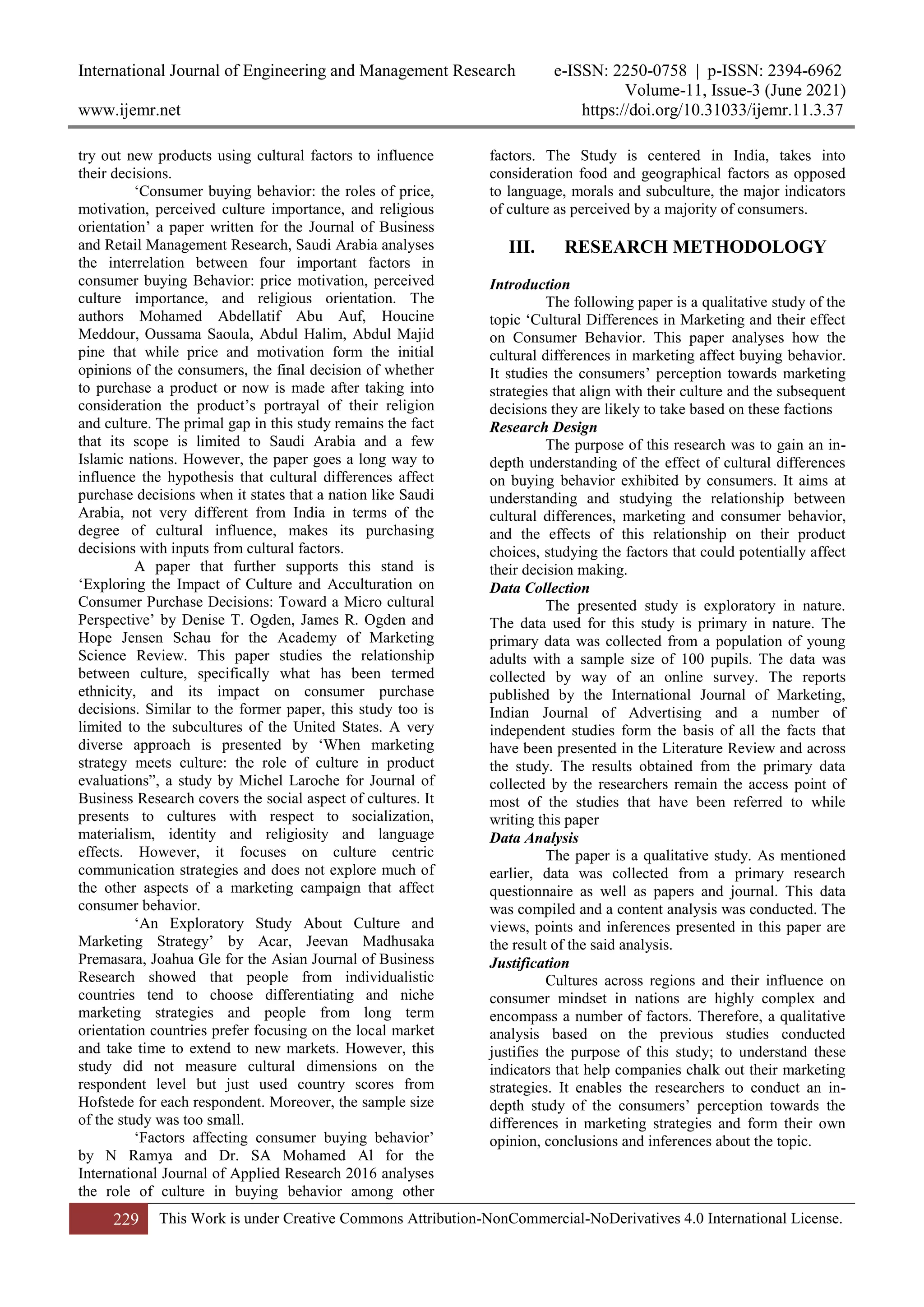 Impact of Cultural Differences in Marketing on Buying Behaviour | PDF
