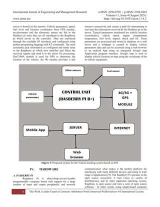 Vehicle Monitoring System based On IOT, Using 4G/LTE | PDF