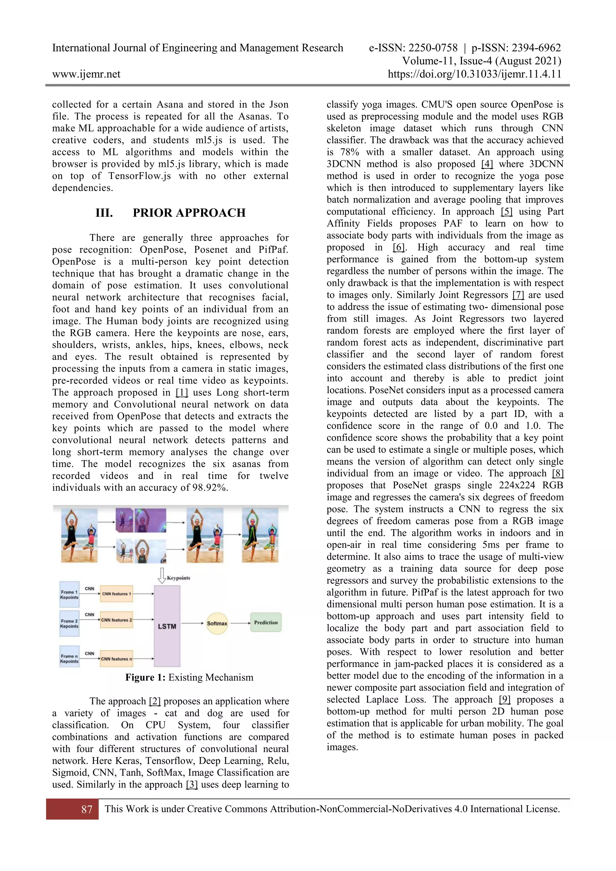 Yoga Posture Classification using Computer Vision | PDF