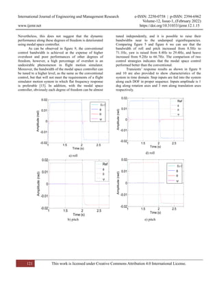 Modal Space Controller for Hydraulically Driven Six Degree of Freedom Parallel Manipulator | PDF