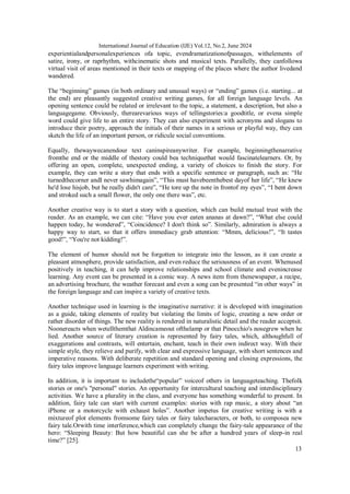 Suggestions and Prompts of Foreign Language Activities in Expressive ...