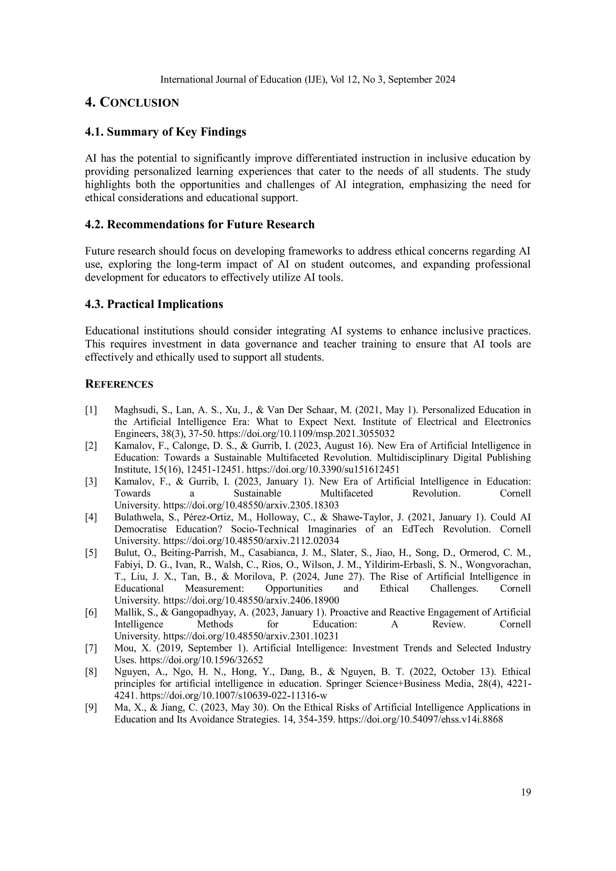 Differentiation of Educational Content Through Artificial Intelligence ...