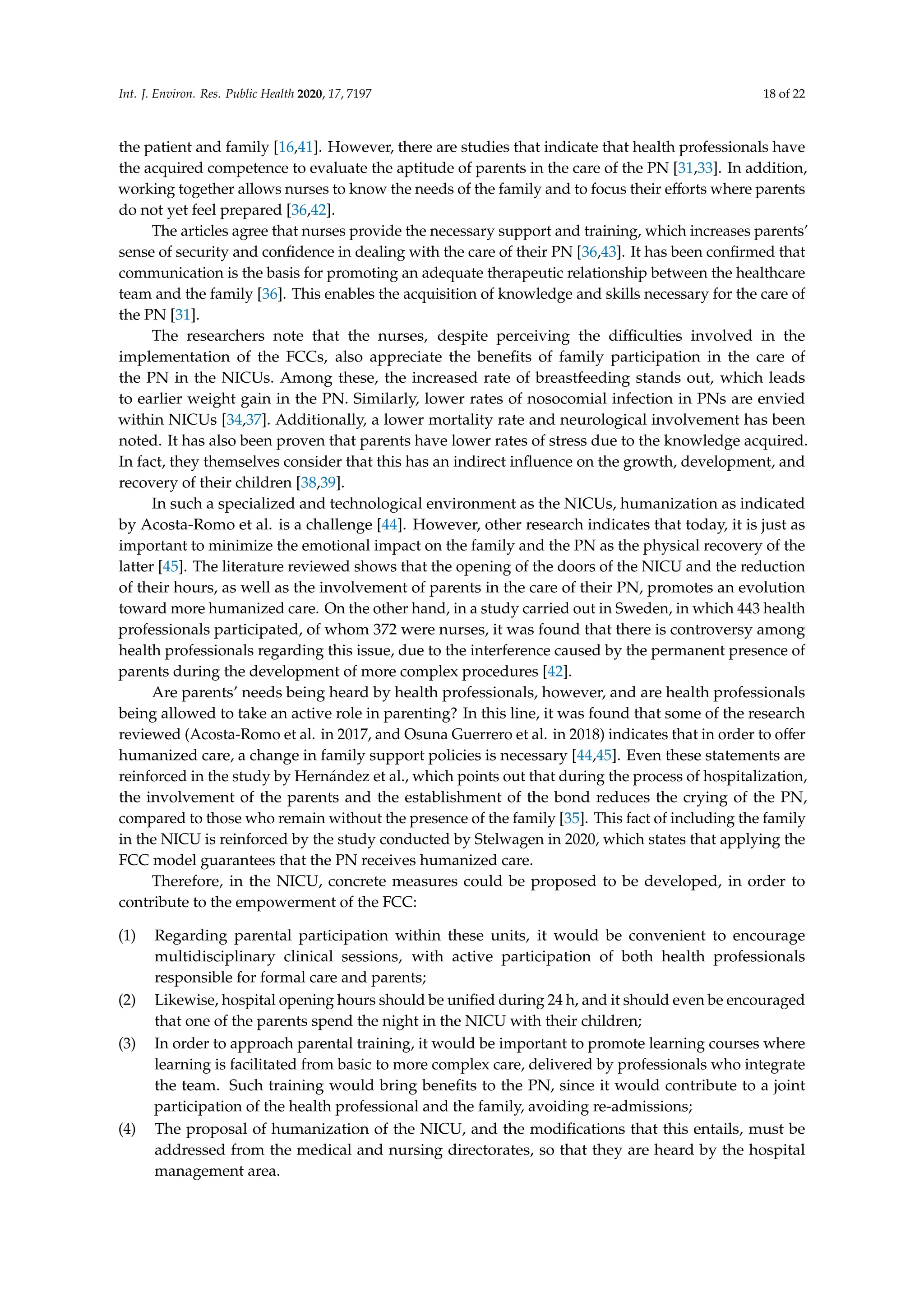 ijerph-17-07197.pdf Family-Centered Care Model in the Neonatal Intensive Care Unit (NICU) | PDF