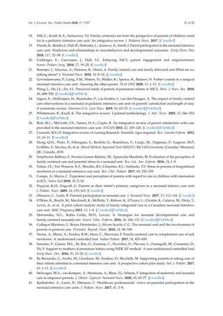 ijerph-17-07197.pdf Family-Centered Care Model in the Neonatal ...