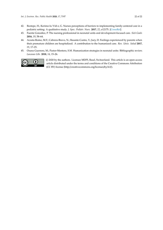 ijerph-17-07197.pdf Family-Centered Care Model in the Neonatal Intensive Care Unit (NICU) | PDF