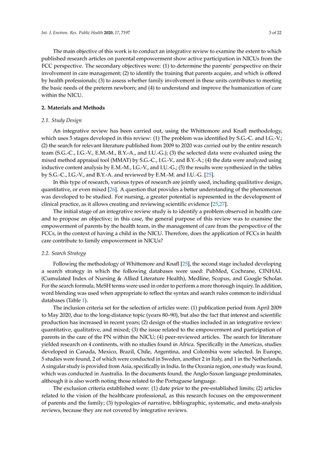 ijerph-17-07197.pdf Family-Centered Care Model in the Neonatal Intensive Care Unit (NICU) | PDF