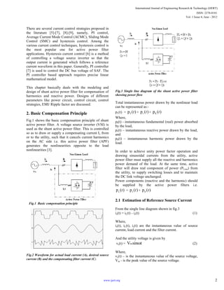 Performance Investigation of Shunt Active Power Filter Using Hysteresis Current Control Method | PDF