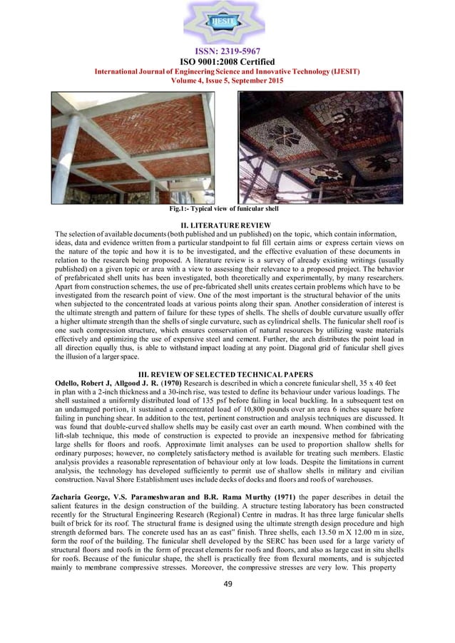 Finite ElementAnalysis of Doubly Curved Thin Concrete Shells | PDF