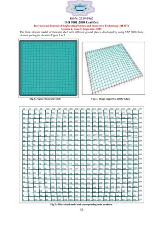 Finite ElementAnalysis of Doubly Curved Thin Concrete Shells | PDF