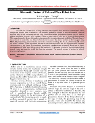 [IJET-V1I4P11] Authors :Wai Mar Myint, Theingi | PDF | Radio Control | Hobbies & Interests