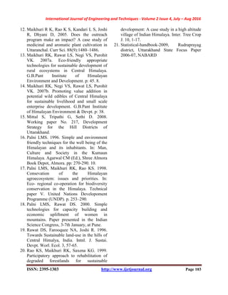 [IJET-V2I4P11] Authors: Rekha Dhanai, R.S. Negi and Santosh Singh | PDF | Agriculture | Industries