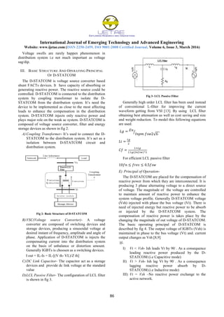 Power Quality Enhancement in Power Distribution System by Using Fuzzy Logic Controlled D-STATCOM ...