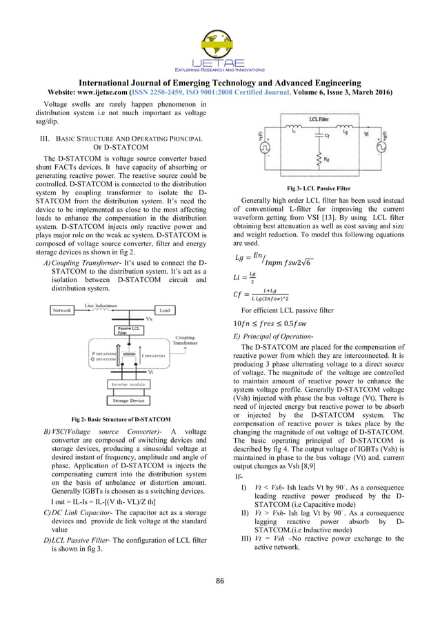 Power Quality Enhancement in Power Distribution System by Using Fuzzy Logic Controlled D-STATCOM ...
